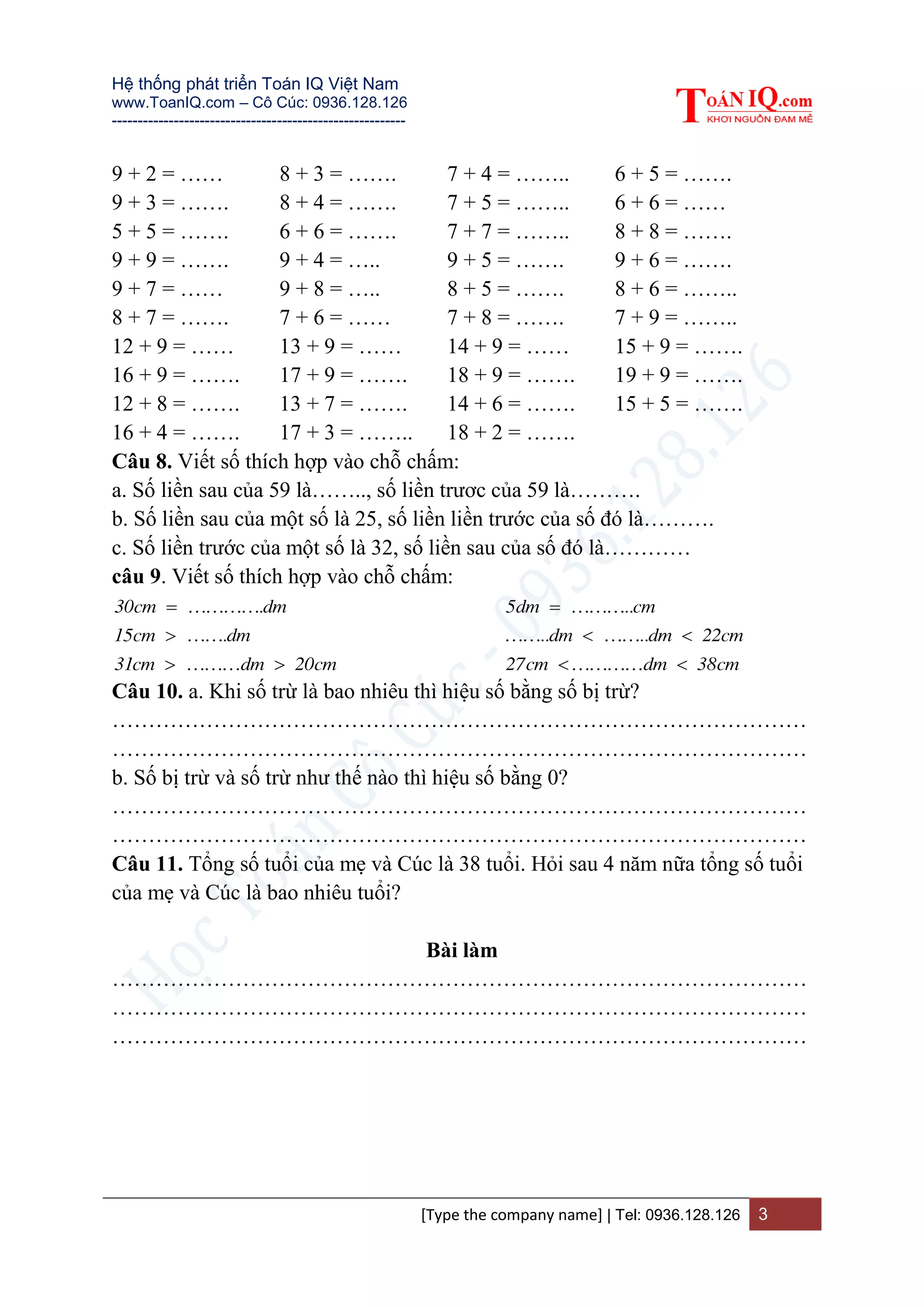 Bai tap-ren-luyen | PDF