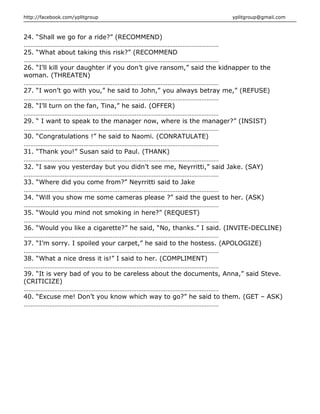 Reported Speech (NC) | DOC