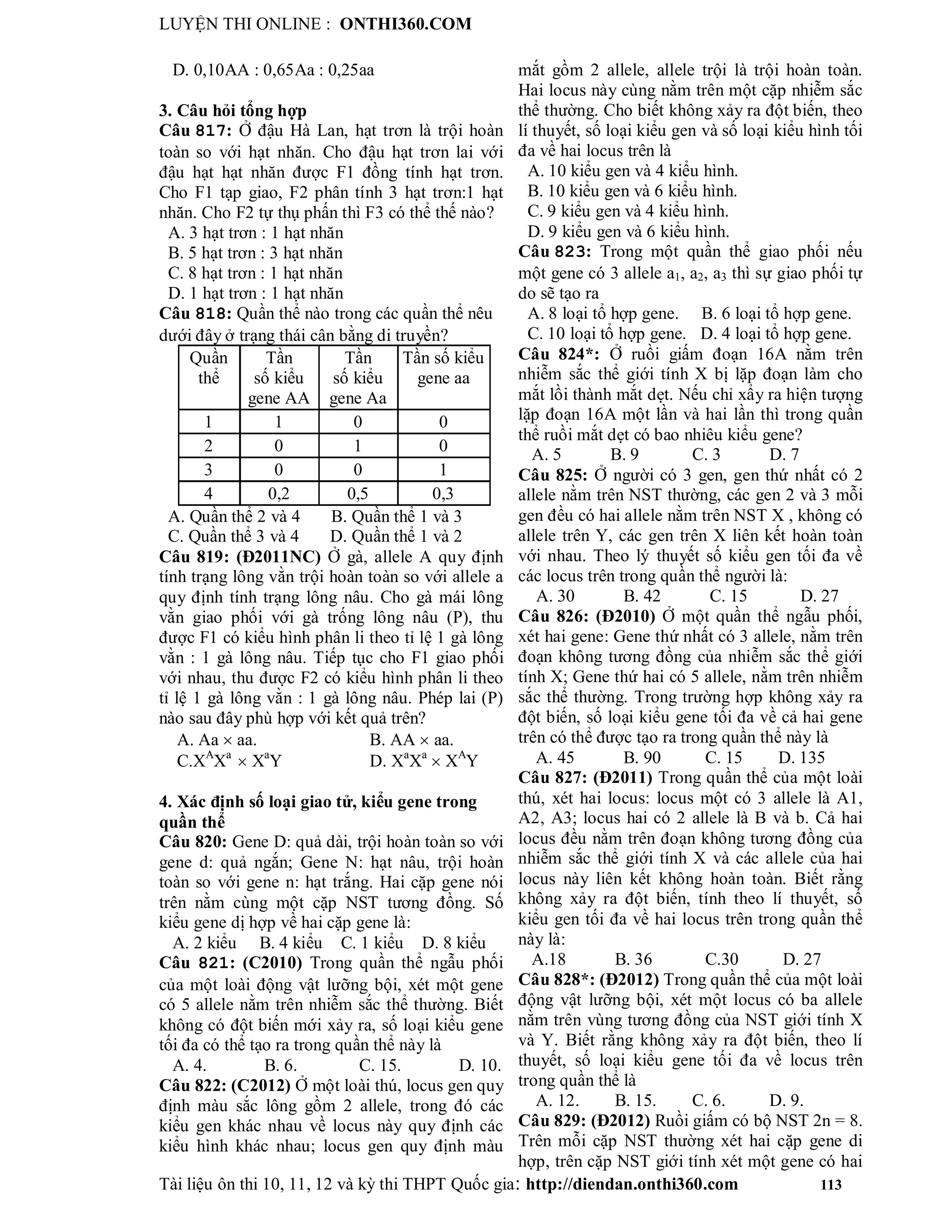 Bai tap va giai chi tiet chuyen de 9 | PDF