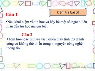 Bai02thongtinvadulieu_HuynhThiThuyLinh | PPT