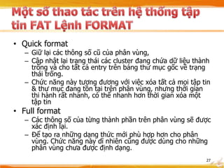 Bai03 he thong tap tin fat | PPT