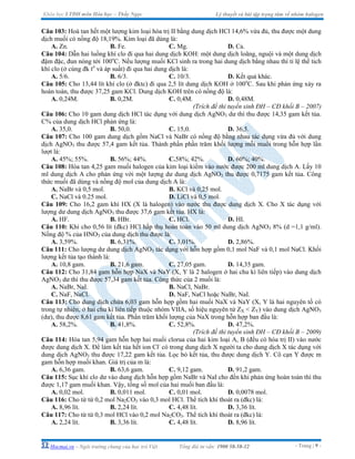 Bai 1. Bài tập lý thuyết trọng tâm về nhóm halogen | PDF