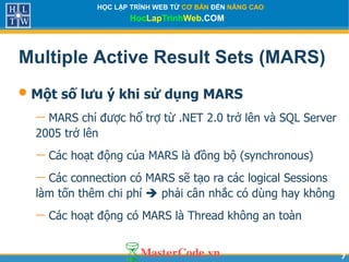 BÀI 10 : Nâng cao hiệu quả hoạt động cơ sở dữ liệu | PDF