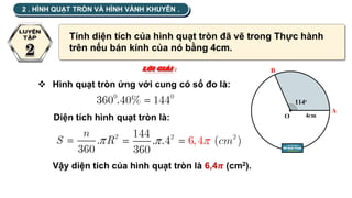 Bai 15 Do dai cung tron Dien tich hinh quat tron.pptx