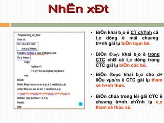 Bai 17 chuong trinh con va phan loai | PPTX