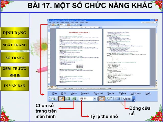 Bai 17 mot so chuc nang khac | PPT