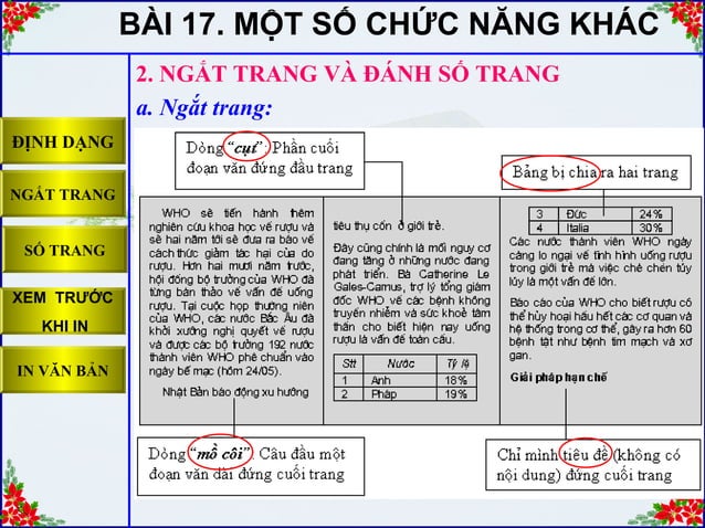 Bai 17 mot so chuc nang khac | PPT