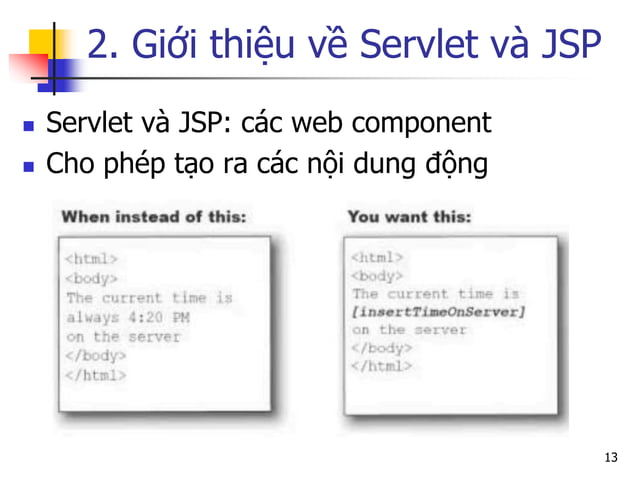 Bai1 gioi thieu_servlet_va_jsp_8952 | PDF