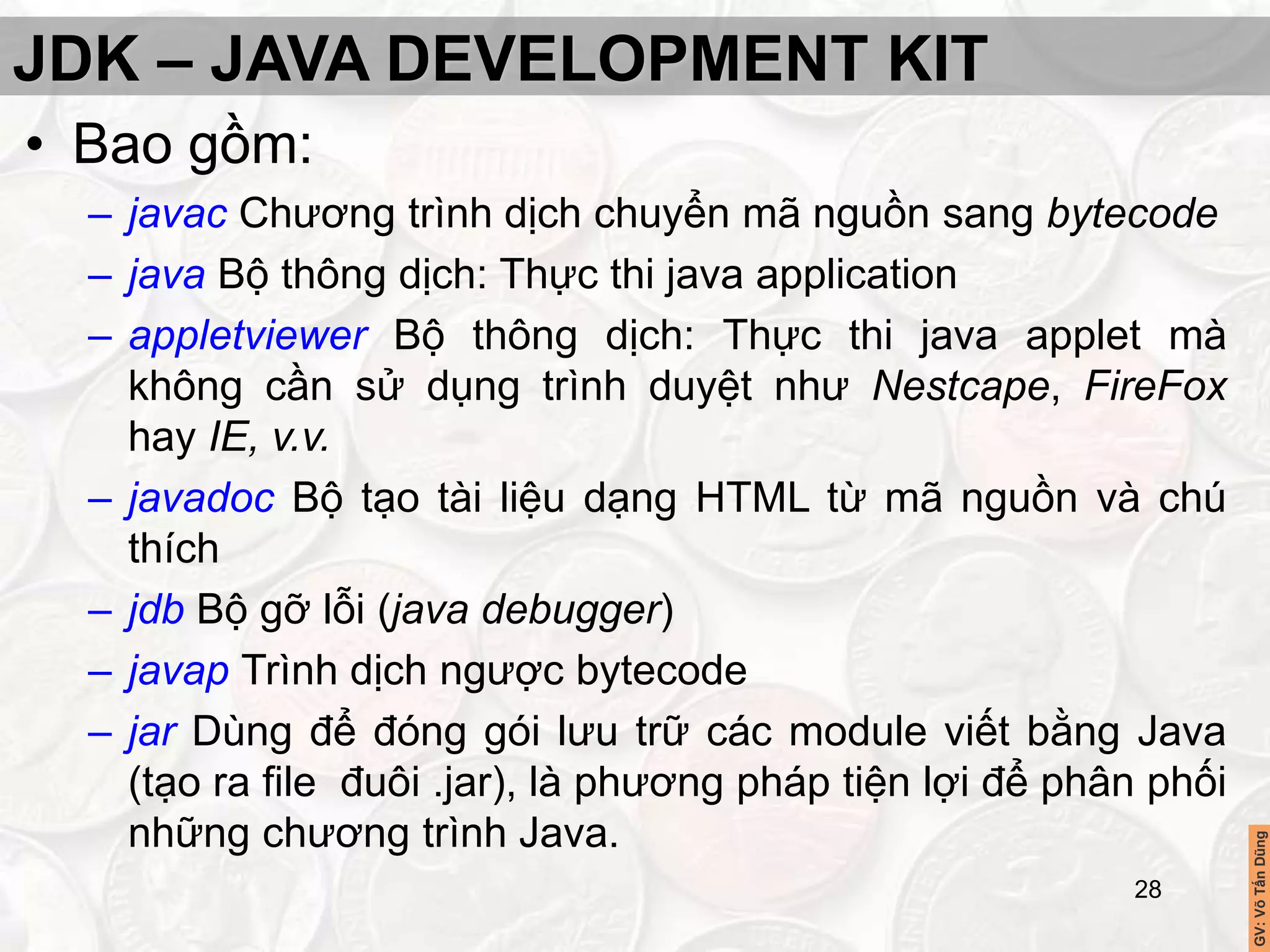 Bài giảng lập trình Java cơ bản - Java Programming | PPT