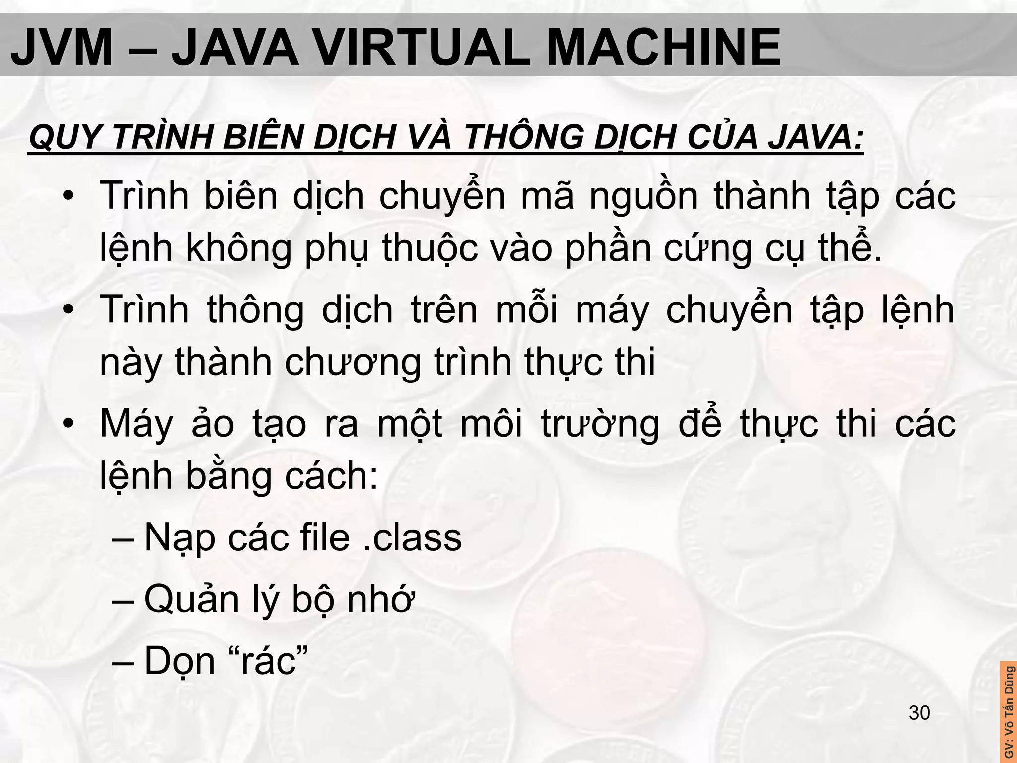 Bài giảng lập trình Java cơ bản - Java Programming | PPT