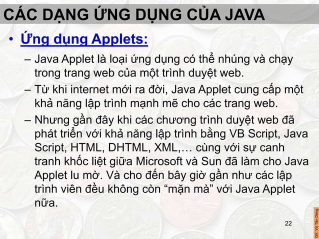 Bài giảng lập trình Java cơ bản - Java Programming | PPT