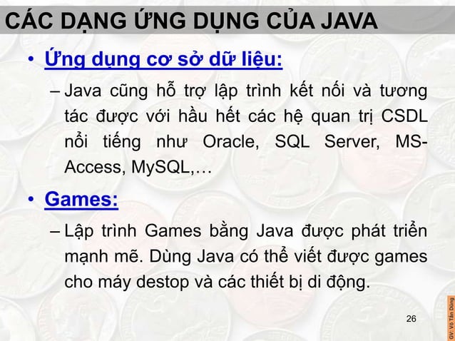 Bài giảng lập trình Java cơ bản - Java Programming | PPT