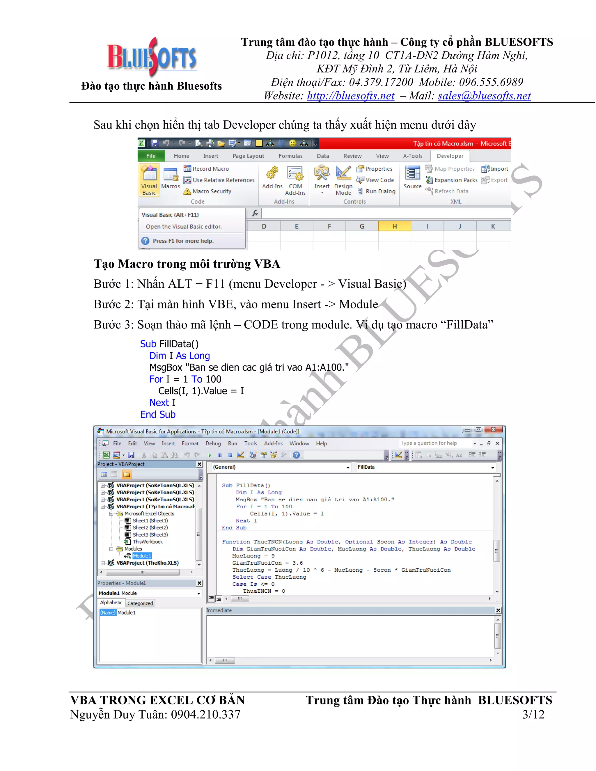 Bai 1 vba_la_gi_macro_hoc_vba_trong_excel_co_ban_nguyen_duy_tuan | PDF