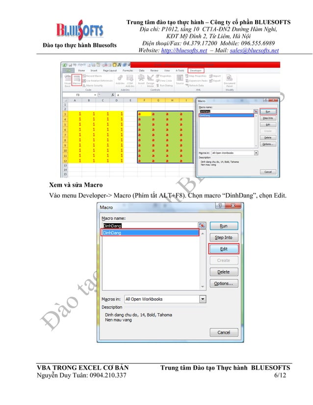 Bai 1 vba_la_gi_macro_hoc_vba_trong_excel_co_ban_nguyen_duy_tuan | PDF