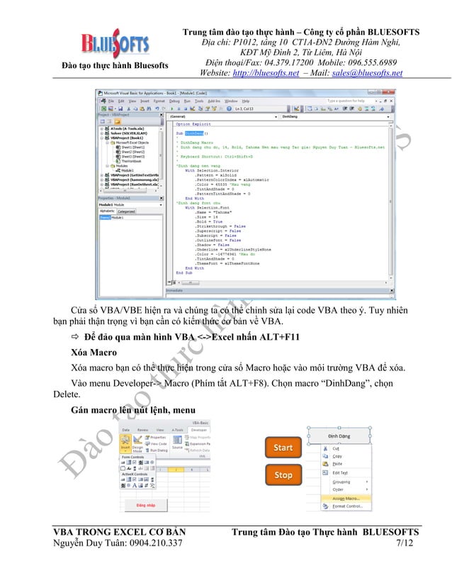 Bai 1 vba_la_gi_macro_hoc_vba_trong_excel_co_ban_nguyen_duy_tuan | PDF