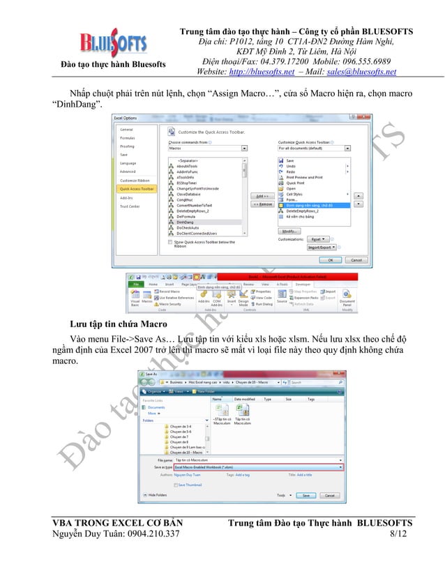 Bai 1 vba_la_gi_macro_hoc_vba_trong_excel_co_ban_nguyen_duy_tuan | PDF
