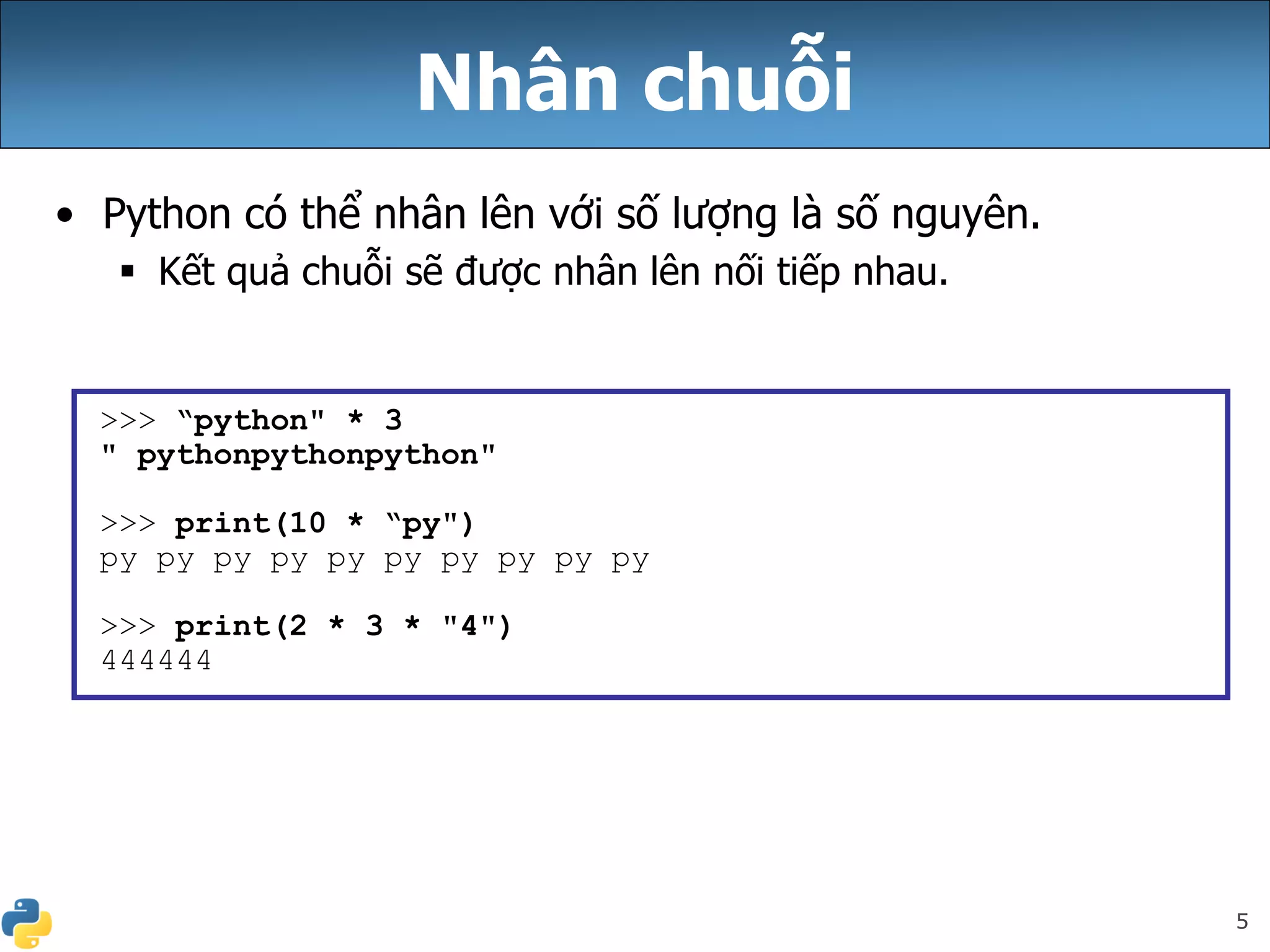 Slide Python Bai 2 pythonvietnam.info