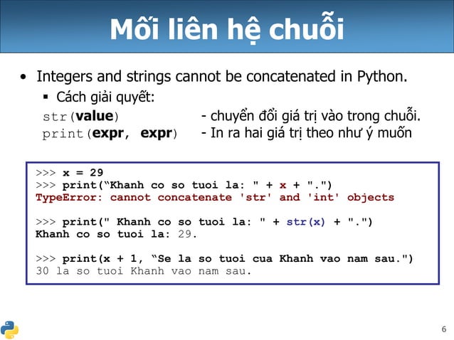 Slide Python Bai 2 pythonvietnam.info