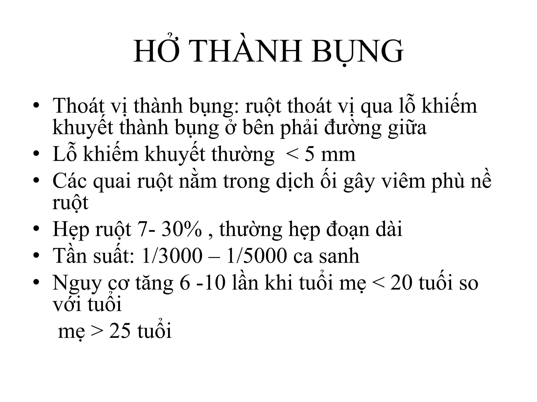 Bai 23 benh ly thanh bung | PPT