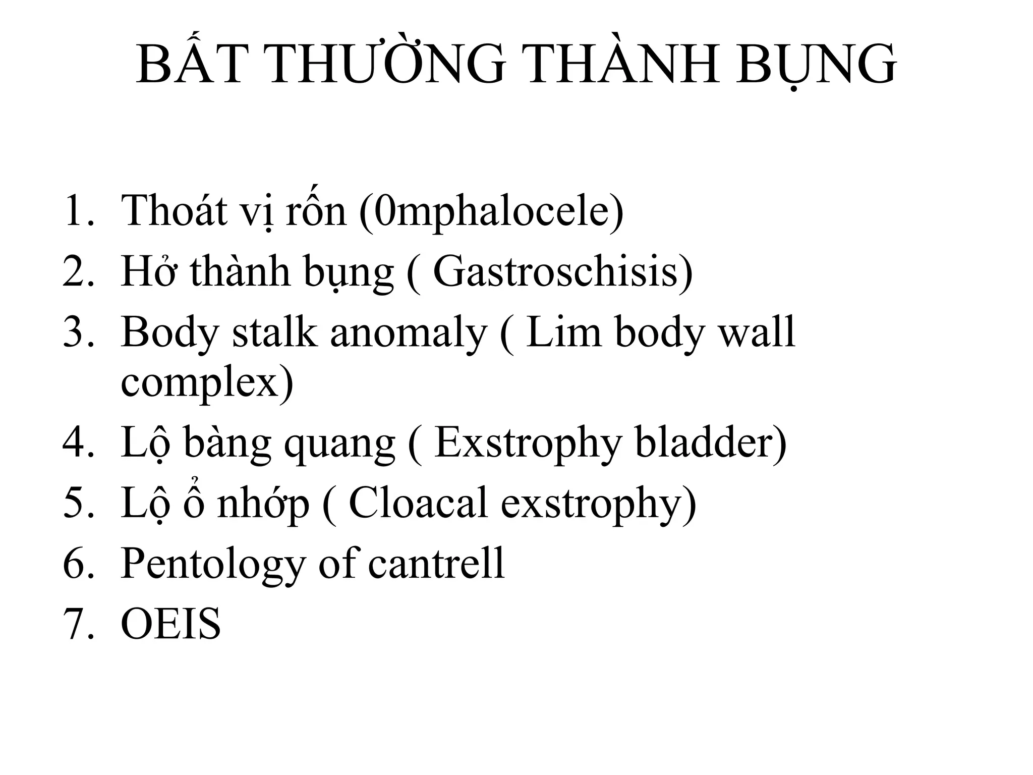 Bai 23 benh ly thanh bung | PPT