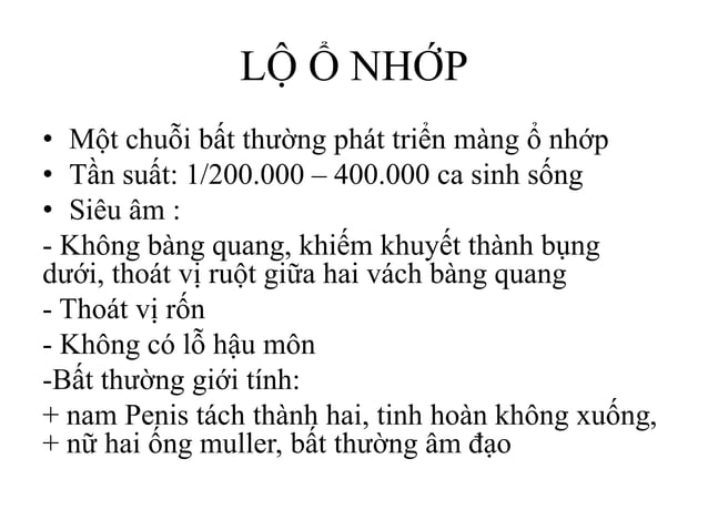 Bai 23 benh ly thanh bung | PPT