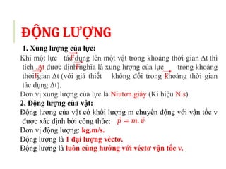 Bai 23 Dong luong Dinh luat bao toan dong luong.ppt