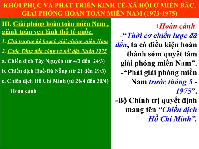 Bai 23 Khoi phuc va phat trien kinh te xa hoi o mien Bac giai phong ...