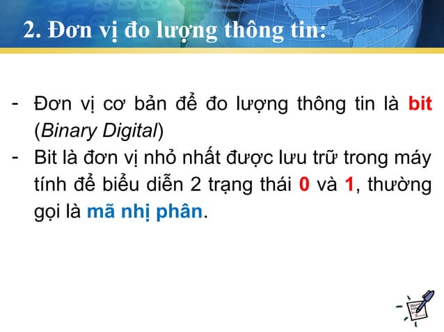 Lớp 10: Bai2 thong tinvadulieu1 | PPT