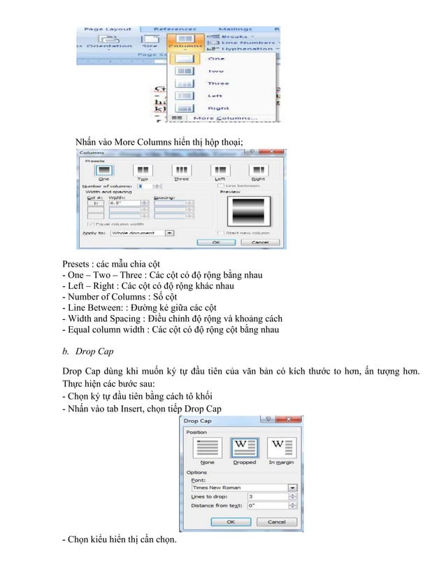 Lớp 6789: Bai 2 trinh bay thong tin trong cot va bang | DOCX