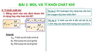 BAI 3. MOL VA TI KHOI CHAT KHI.pptx