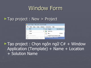 Window Form | PPT