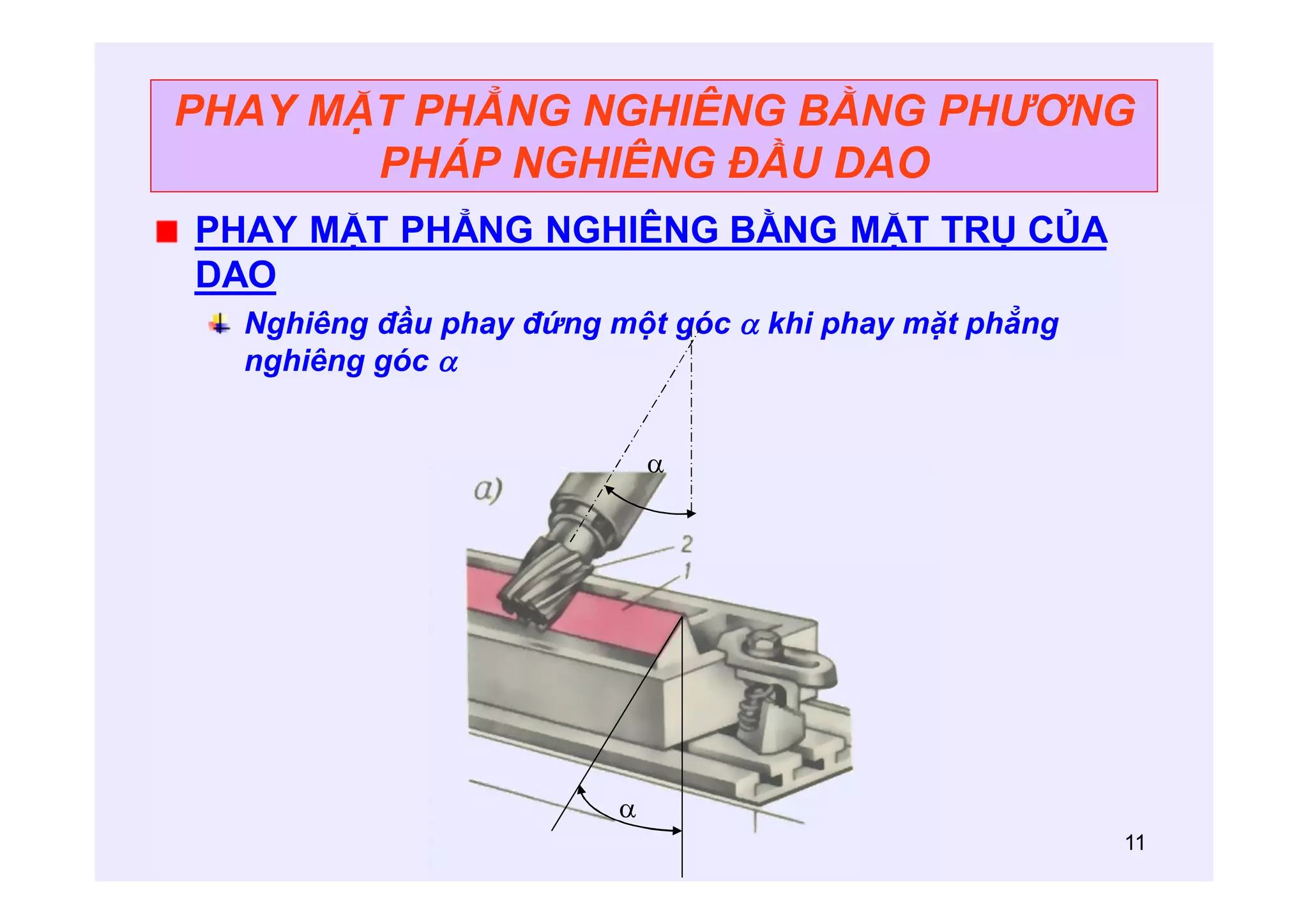 3. Phay mặt phẳng nghiêng, bài giảng công nghệ, công ty Sotech, http://sotech.vn
