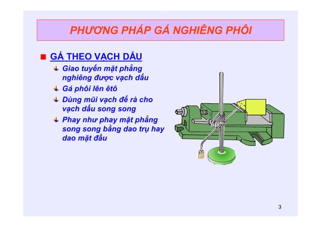 3. Phay mặt phẳng nghiêng, bài giảng công nghệ, công ty Sotech, http://sotech.vn
