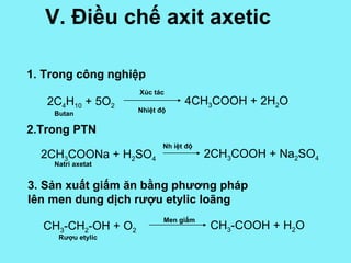 Bai 45 axit axetic | PPT