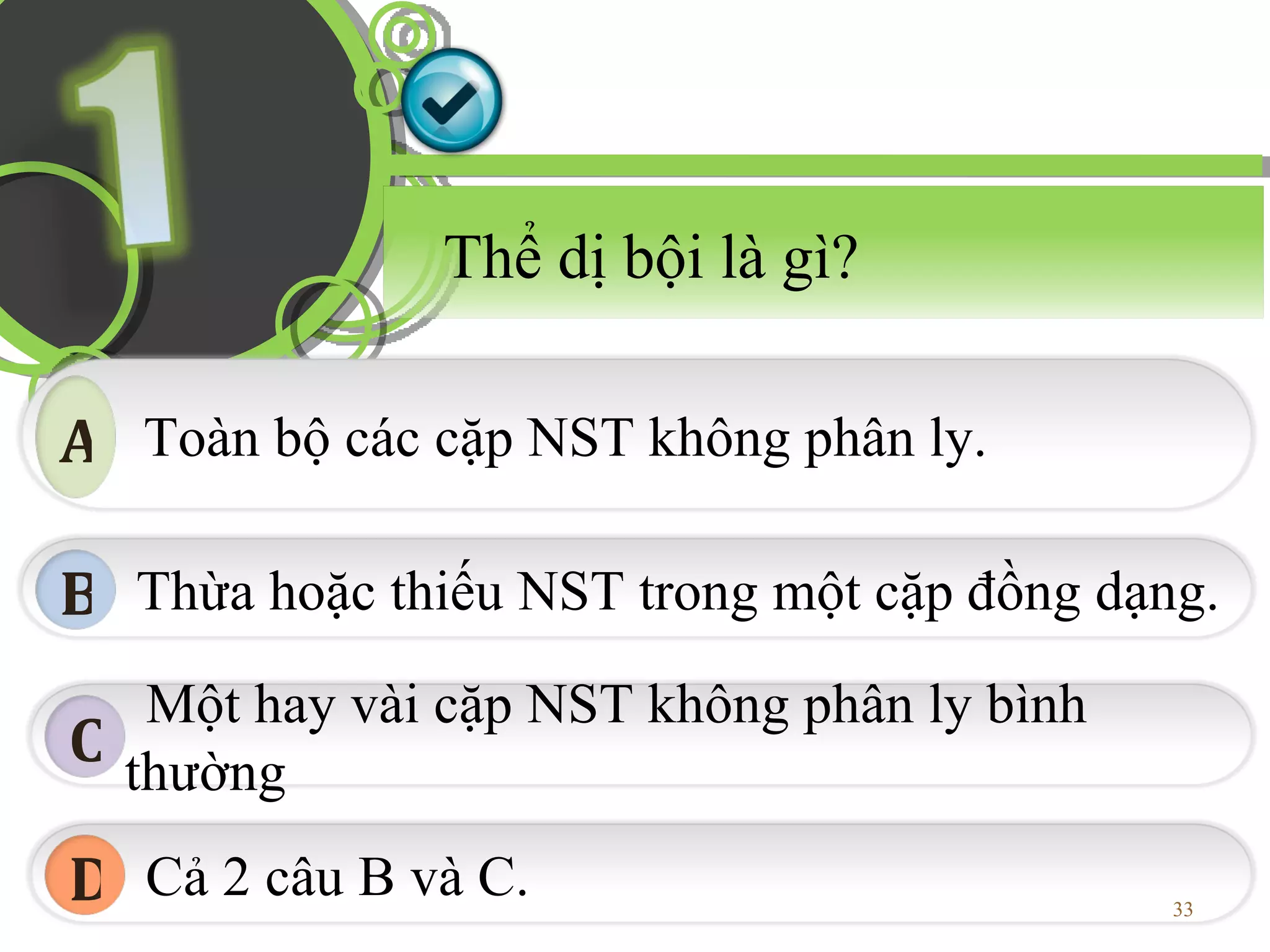 BÀI 6: ĐỘT BIẾN SỐ LƯỢNG NHIỄM SẮC THỂ | PPT