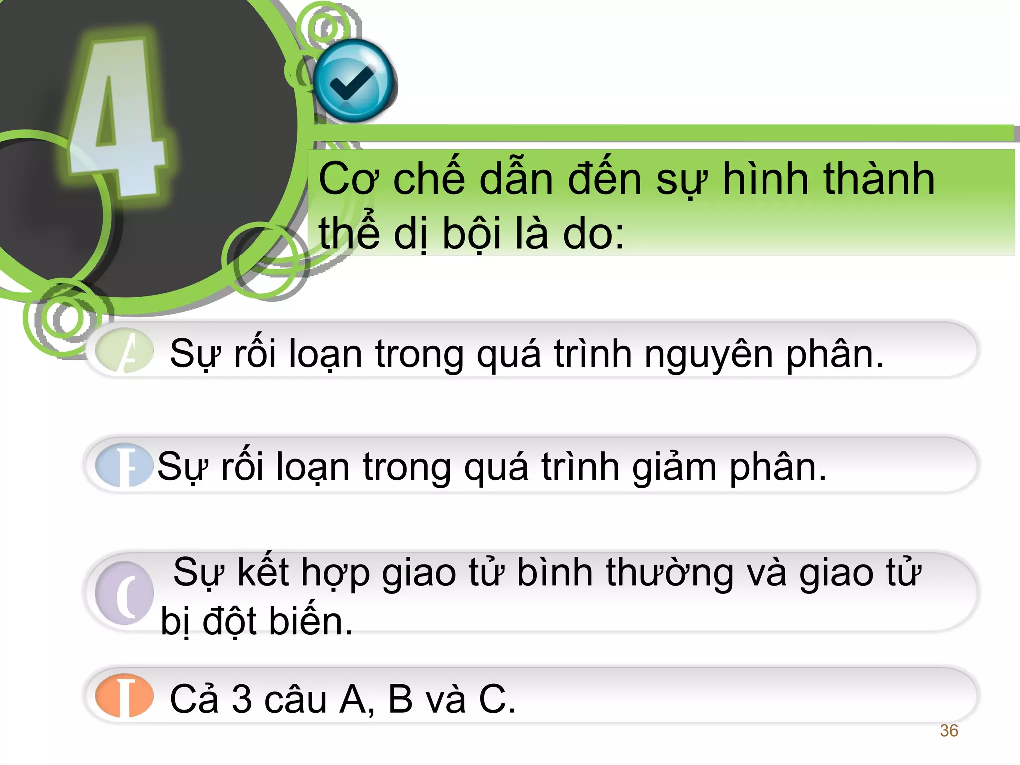 BÀI 6: ĐỘT BIẾN SỐ LƯỢNG NHIỄM SẮC THỂ | PPT