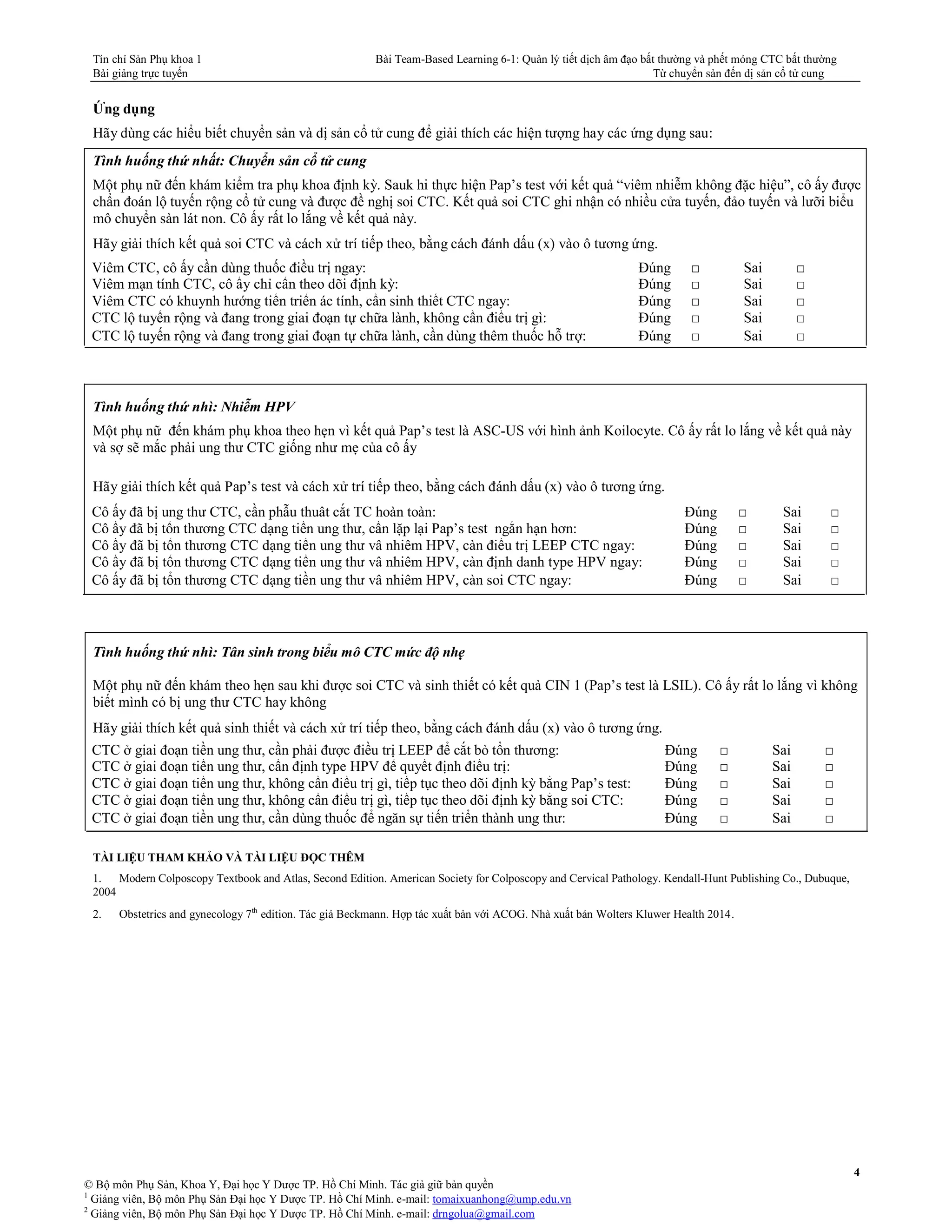 QUẢN LÝ TIẾT DỊCH ÂM ĐẠO BẤT THƯỜNG VÀ PHẾT MỎNG CỔ TỬ CUNG BẤT THƯỜNG TỪ CHUYỂN SẢN ĐẾN DỊ SẢN ...