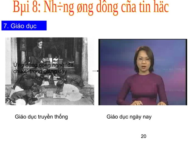 Bai 8 nhung ung dung tin hoc | PPT