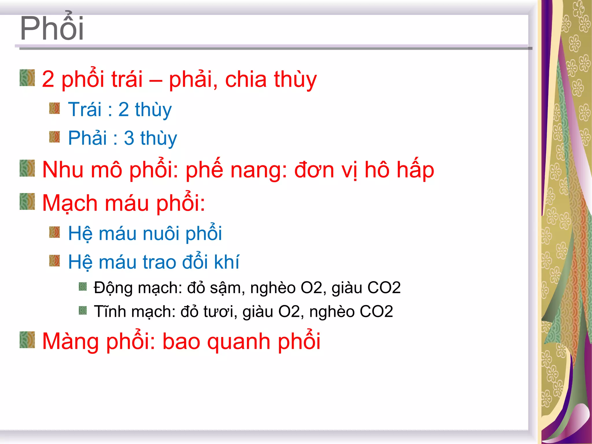 Giai phau sinh ly he ho hap | PPT