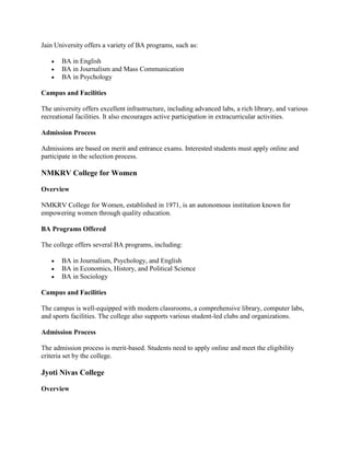 BA+IAS Preparation in Bangalore.docx.... | PDF