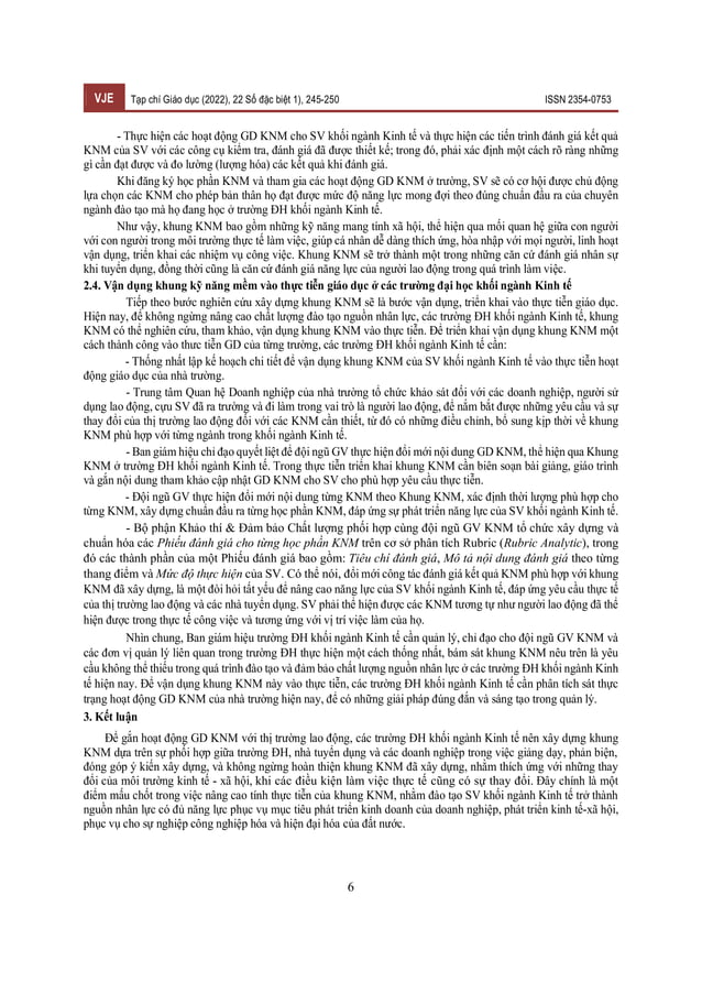 bai bao - xay dung khung Ky nang mem cho SV DH khoi nganh Kinh te - Lai The Luyen VJE.pdf