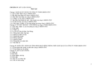 Báo cáo thực tập tổng hợp nghành quản trị văn phòng công ty GREEN-TNT | DOCX