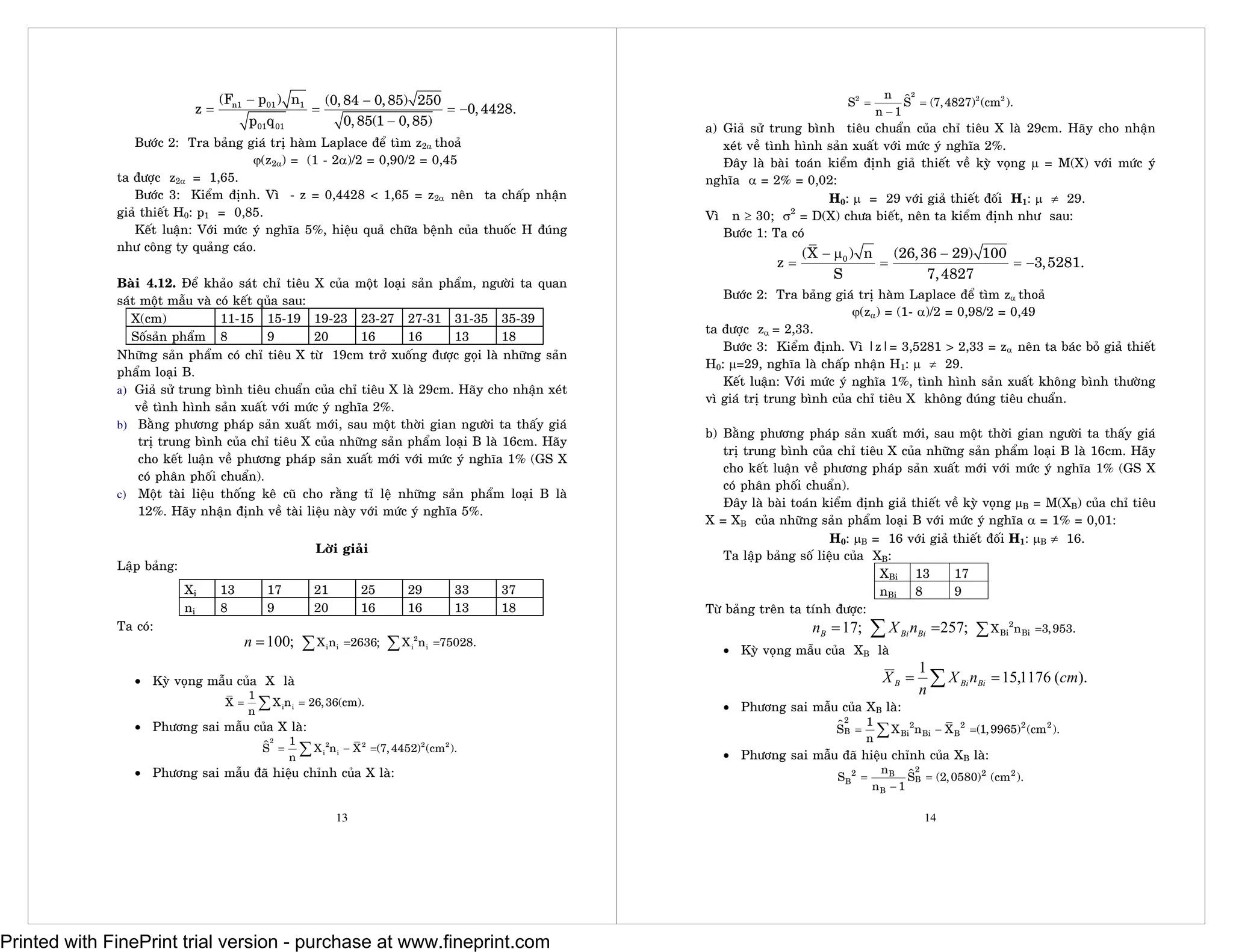 Baigiai thongke chuong4_9598 | PDF