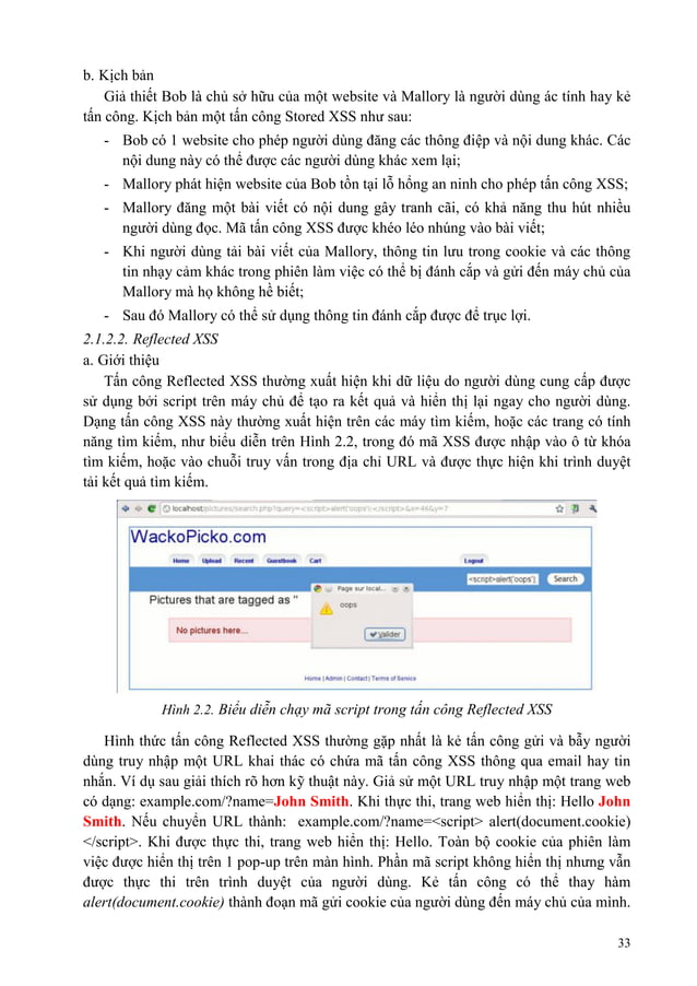 Bài giảng an toàn ứng dụng web và csdl PTIT | PDF