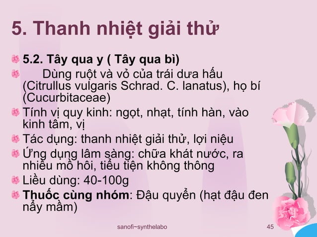 BaiGiang duoc lieu- Thuoc co truyen-YDHCT-2011.ppt