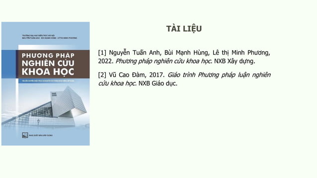 Các phương pháp nghiên cứu khoa học và cách làm đề cương NCKH | PDF