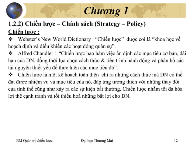 Bai giang 1 quan tri chien luoc | PDF