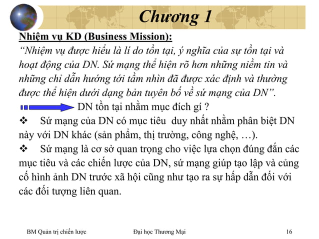 Bai giang 1 quan tri chien luoc | PDF