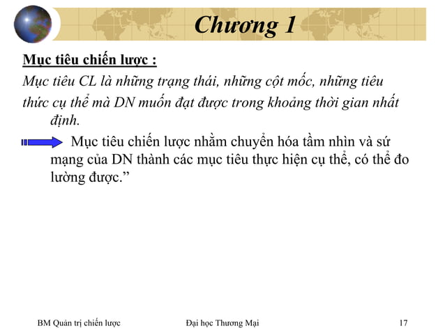 Bai giang 1 quan tri chien luoc | PDF