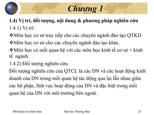 Bai giang 1 quan tri chien luoc | PDF